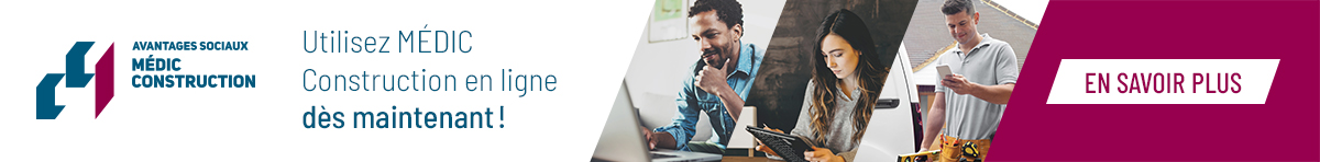 Carte MÉDIC Construction